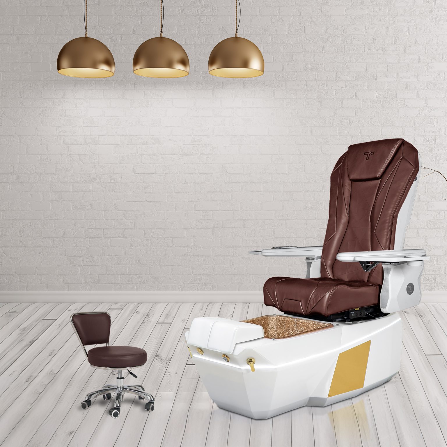 Successor Gold Pedicure Chair